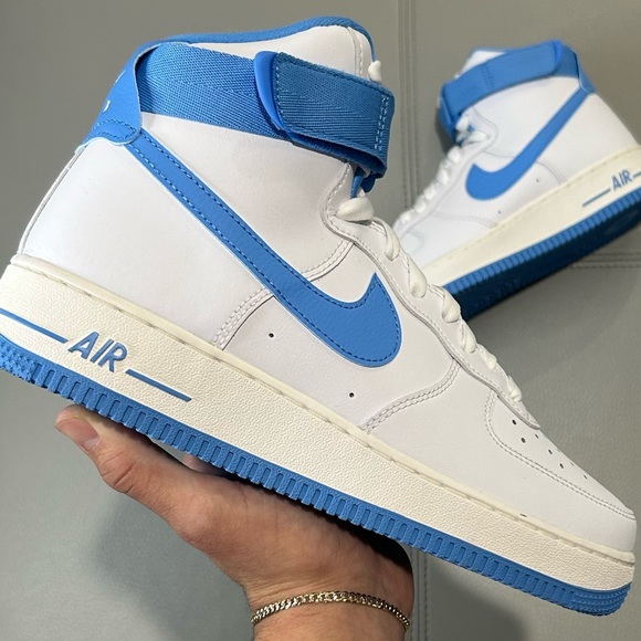 Nike | Shoes | Nwt Nike Air Force High Blue | Poshmark